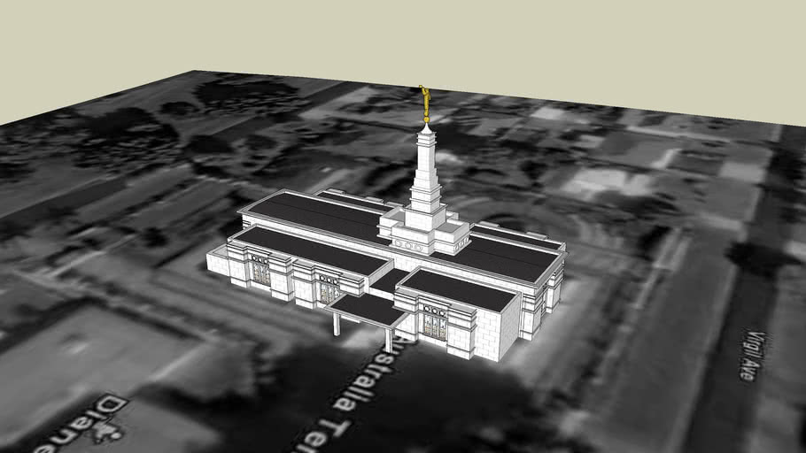 LDS. Templo Mormon, Perth Australia .106 th. operating Temple. | 3D ...