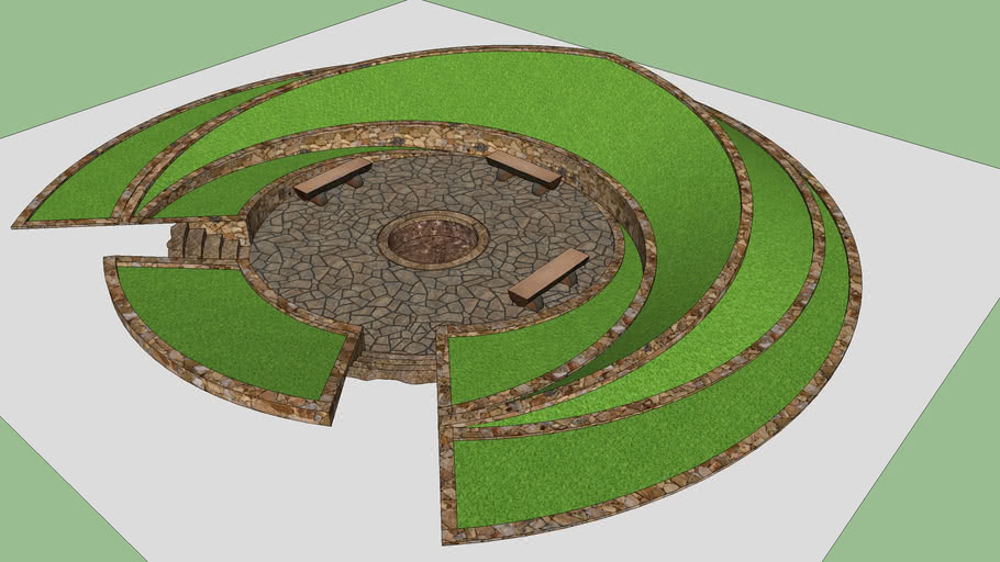 SUNKEN FIRE PIT | 3D Warehouse