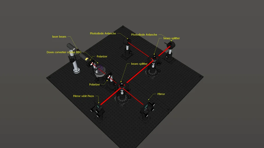 biphoton interference | 3D Warehouse