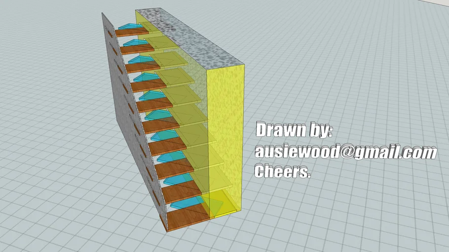 Side Folding Stairs | 3D Warehouse