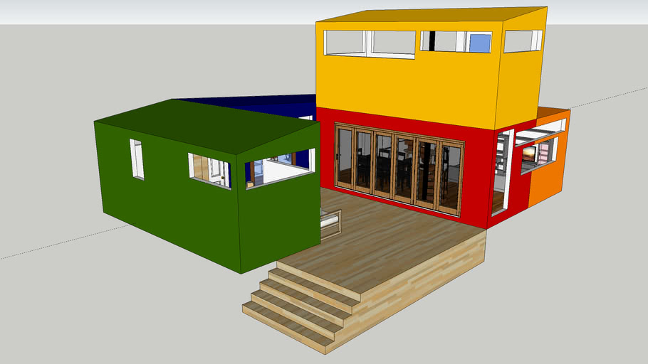 Shipping Container House | 3D Warehouse