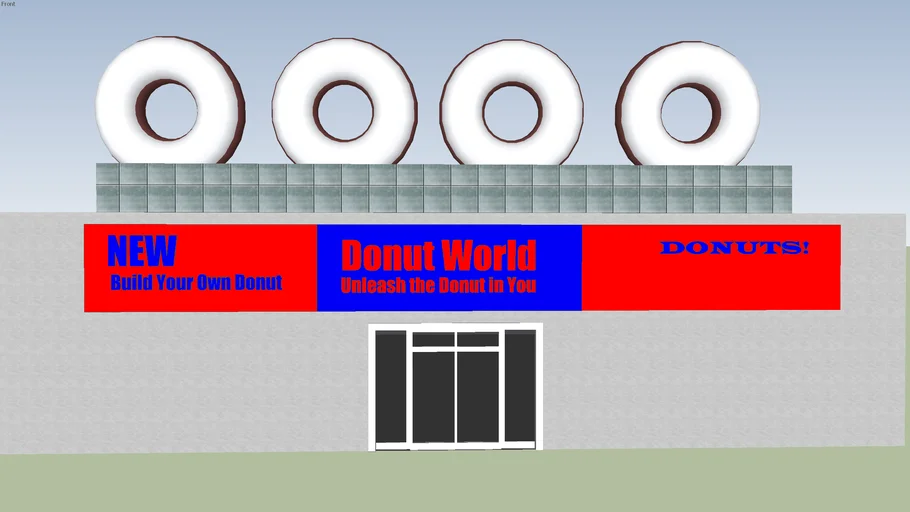 Donut World | 3D Warehouse