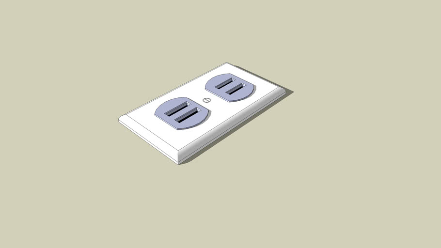 Plug outlet | 3D Warehouse