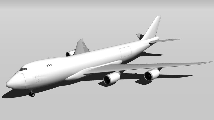 Template - Boeing 747-8F | 3D Warehouse