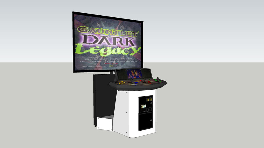Gauntlet Dark Legacy in HD arcade game (39 inch) | 3D Warehouse