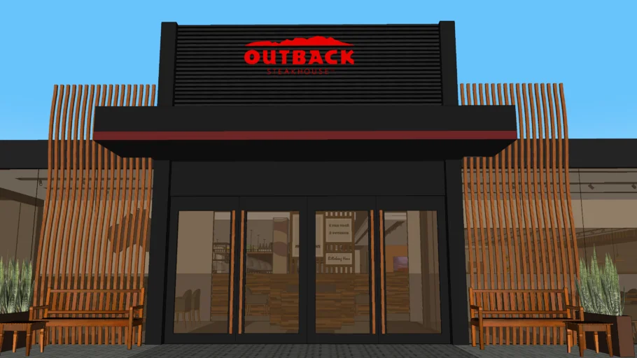 Outback Steakhouse Fully Furnished - Totalmente Equipado | 3D Warehouse