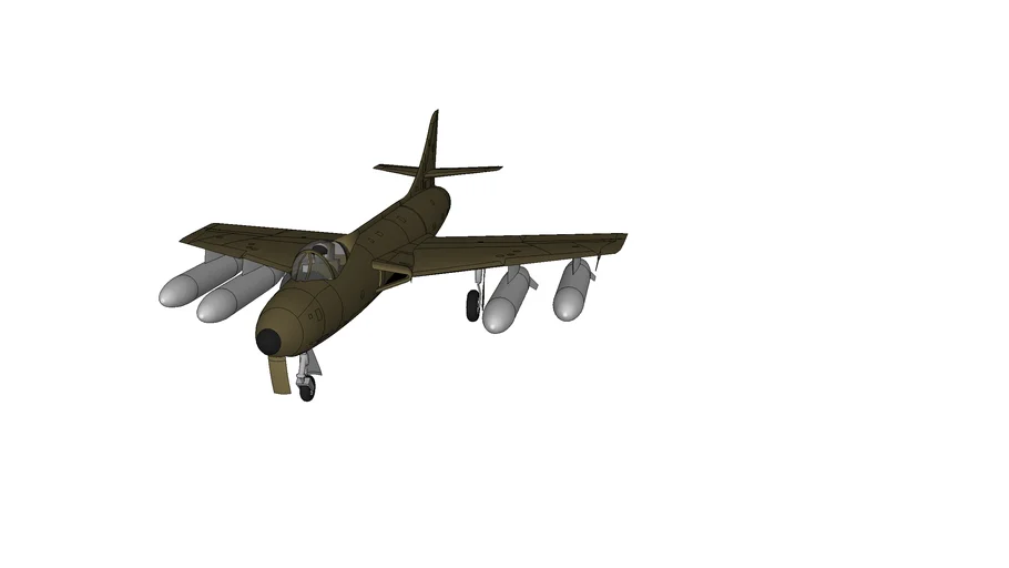 HAWKER HUNTER | 3D Warehouse