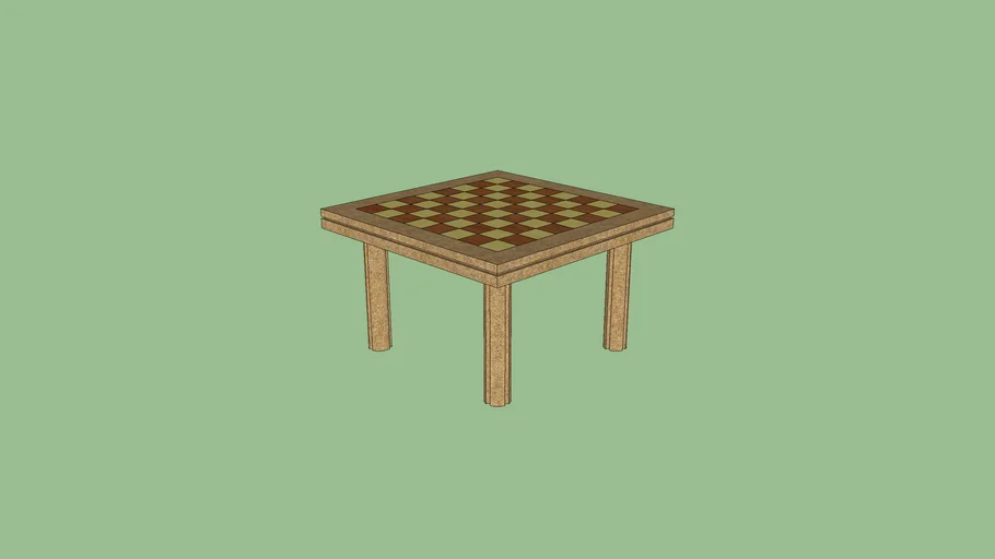 3D chess table | 3D Warehouse