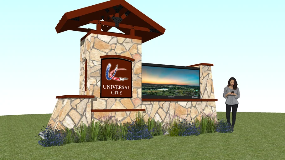 The Orchard / Universal City, Texas / Sign | 3D Warehouse