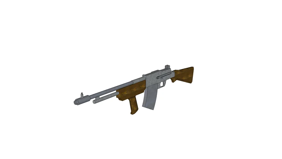 BAR 1918 carbine version | 3D Warehouse