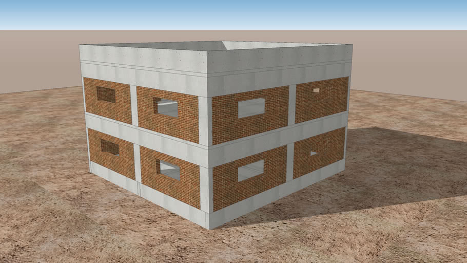 Construction sequence 1 (skeleton structure) | 3D Warehouse