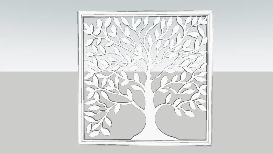 Tree+Of+Life+Wall+Art+vray+decore+modern+vray | 3D Warehouse