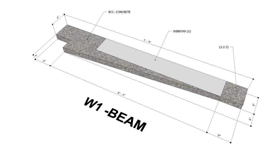 W1 3D Beam | 3D Warehouse