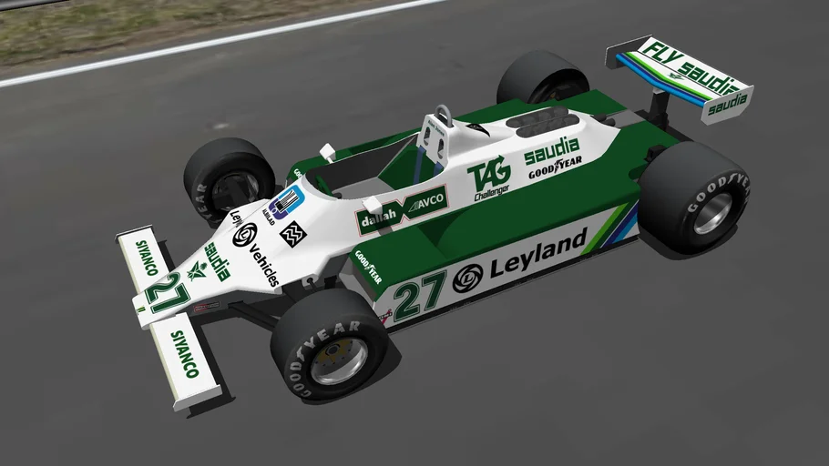 Williams FW07b (1980) | 3D Warehouse