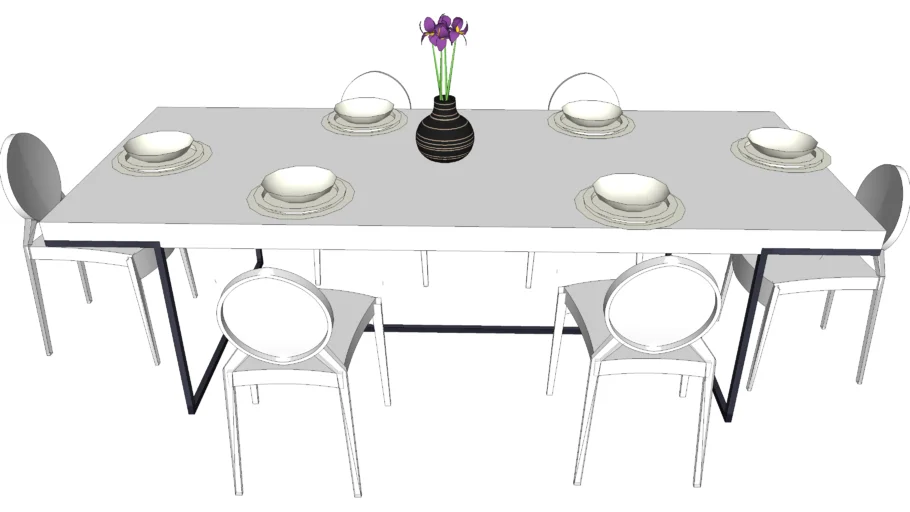 Table à manger | 3D Warehouse