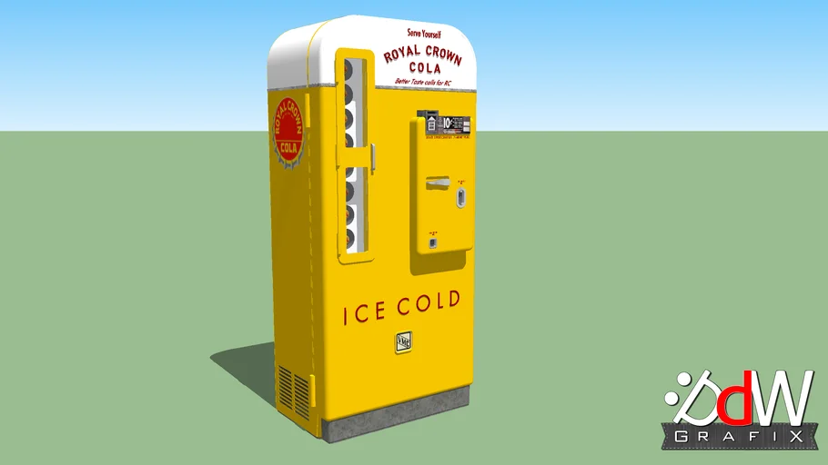 RC Cola Vending Machine | 3D Warehouse