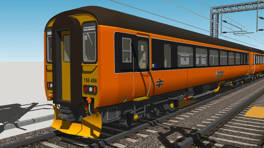 Class 156 DMU Strathclyde Transport | 3D Warehouse