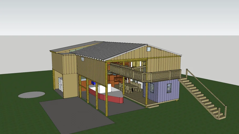 boat house for real | 3D Warehouse