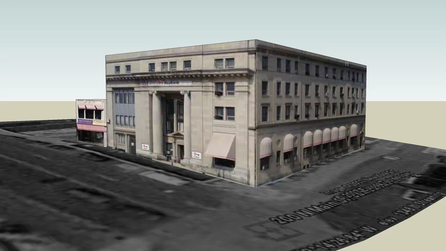 Key Bank & Hilltop Building | 3D Warehouse