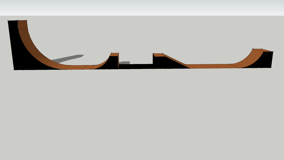 x games mega ramp | 3D Warehouse