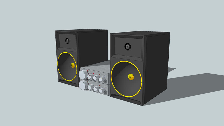 Proffesional studio monitor G1 | 3D Warehouse