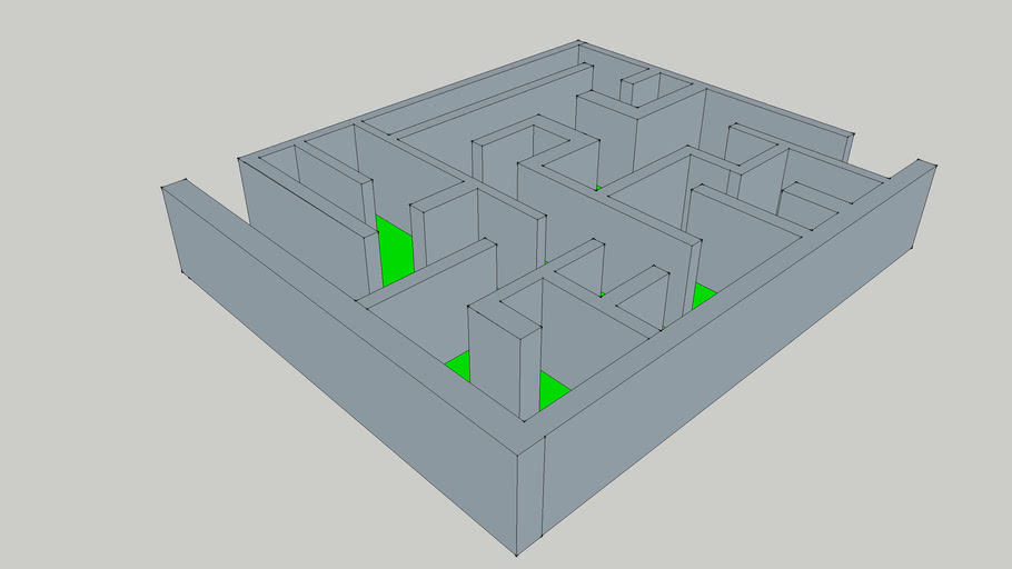 Easy Maze | 3D Warehouse