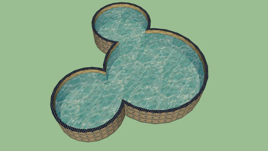 mickey mouse pool | 3D Warehouse