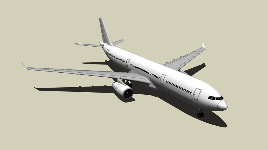 Template-Airbus A330-300 | 3D Warehouse