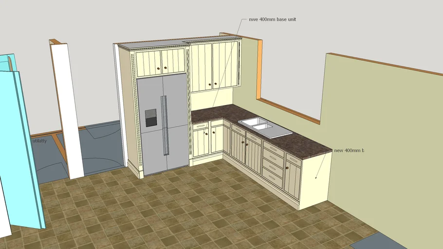 Kitchen model left hand side | 3D Warehouse