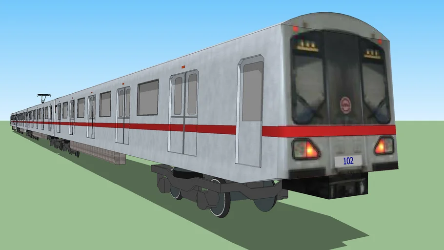 Shanghai Metro Line 1 DC-01 Train（SIEMENS Company） | 3D Warehouse