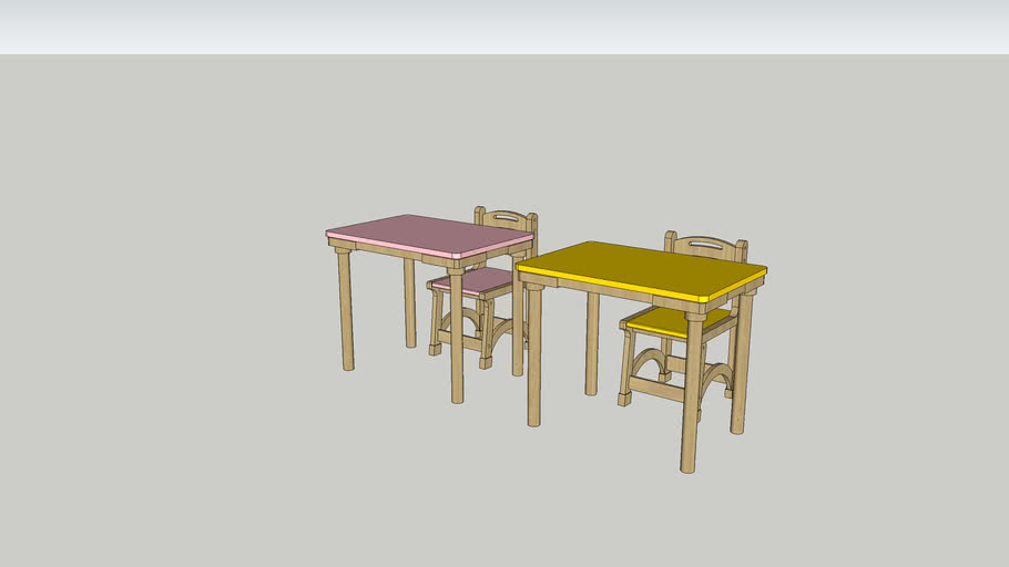 school desk | 3D Warehouse