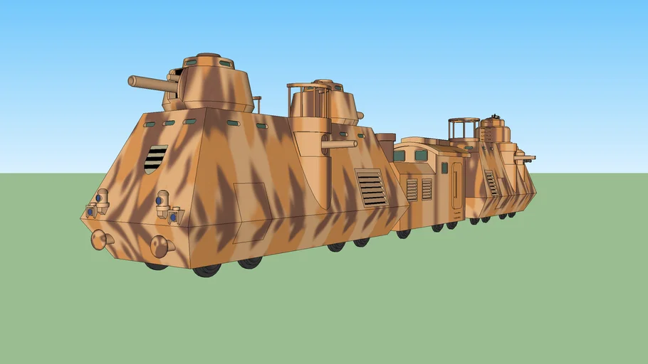 Armored Train (Ghibli) | 3D Warehouse