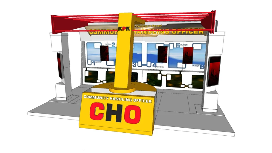Booth Exhibition 4 x 6 meter | 3D Warehouse