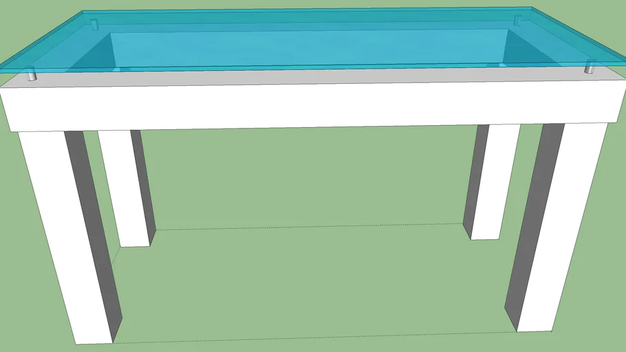 Buffet Table - Mesa Buffet | 3D Warehouse