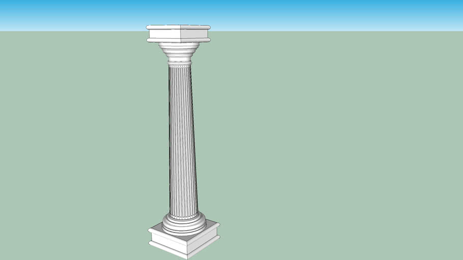 Doric Column | 3D Warehouse