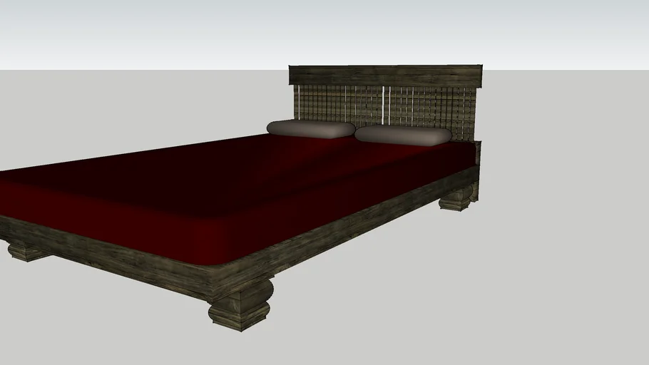 simple bed | 3D Warehouse
