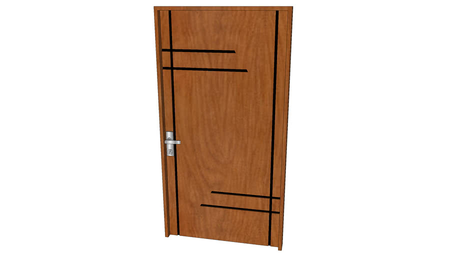 Simple modern door | 3D Warehouse