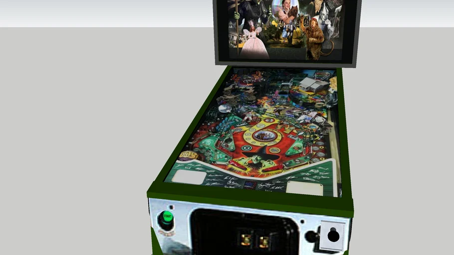 Wizard of Oz pinball machine | 3D Warehouse