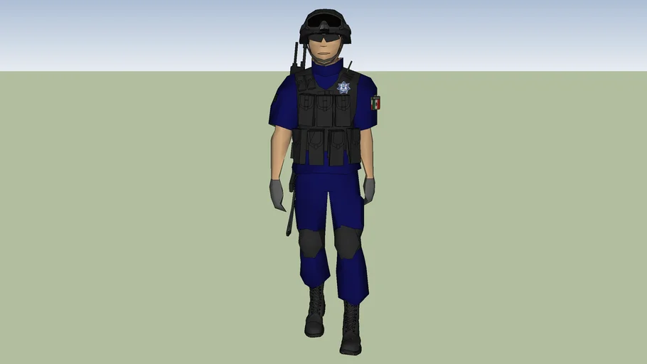pfp policia federal preventiva | 3D Warehouse