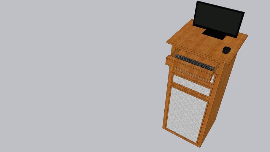 Komputer Cek Stock | 3D Warehouse