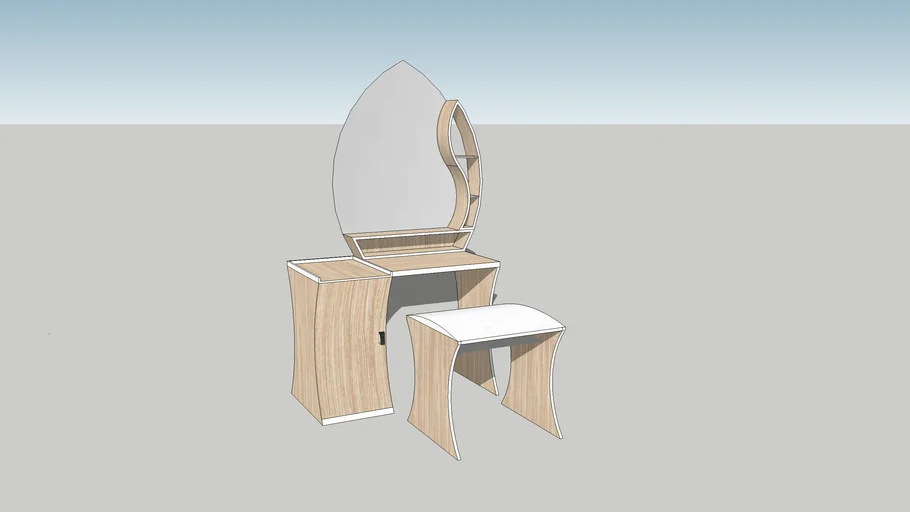 makeup table | 3D Warehouse