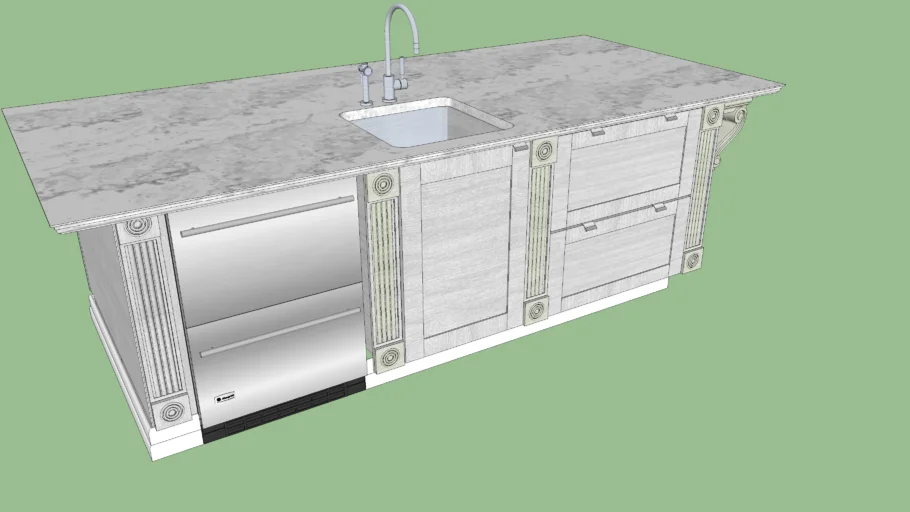 Kitchen island | 3D Warehouse