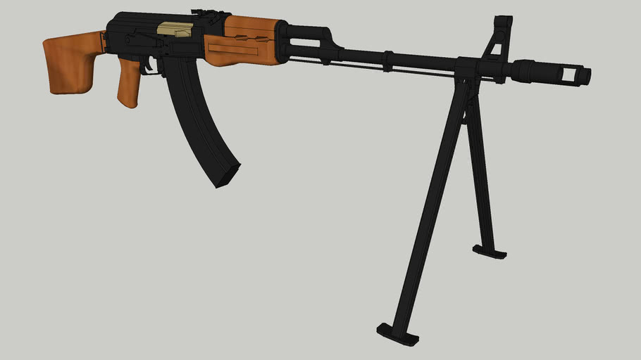 RPK-74 Light Machine Gun | 3D Warehouse
