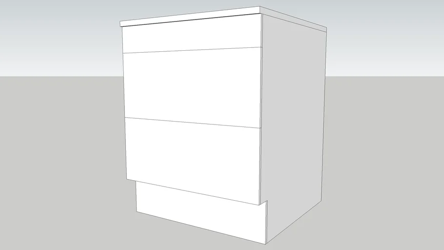 Kitchen base drawer unit | 3D Warehouse