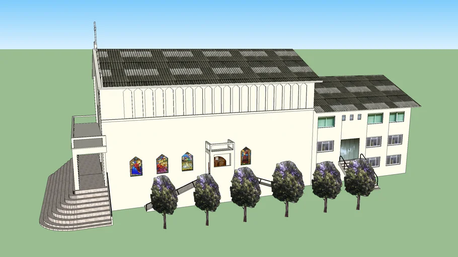 Catholic Matrix Church Mãe do Precursor. | 3D Warehouse