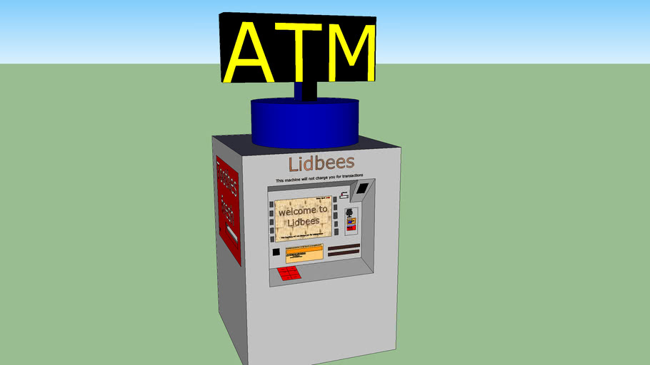 ATM,Cash machine | 3D Warehouse