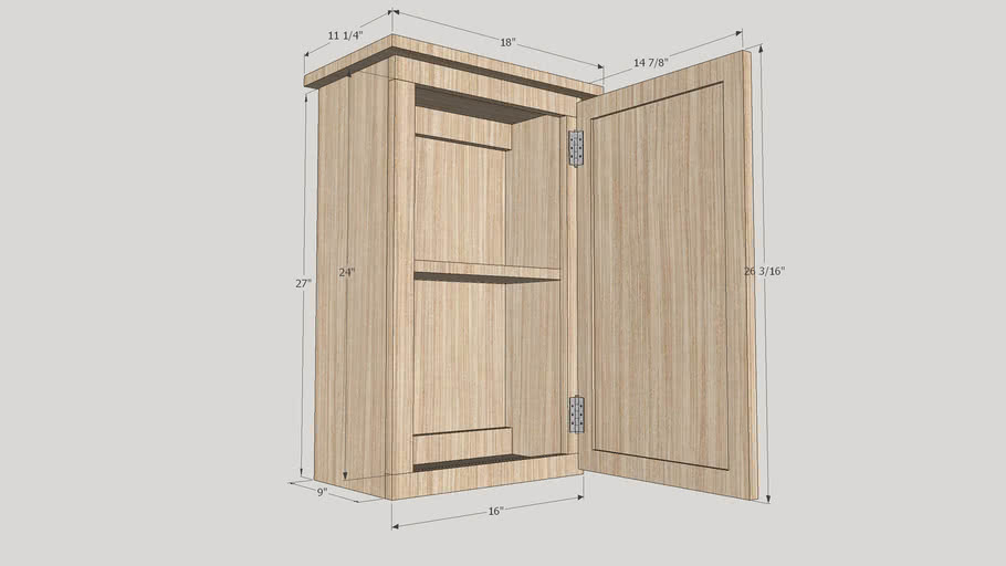 Simple garage cabinet | 3D Warehouse
