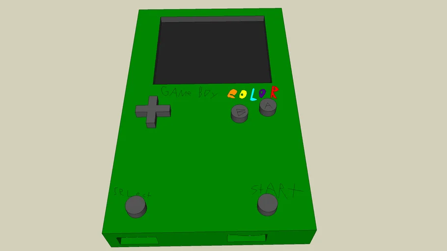 game boy color | 3D Warehouse