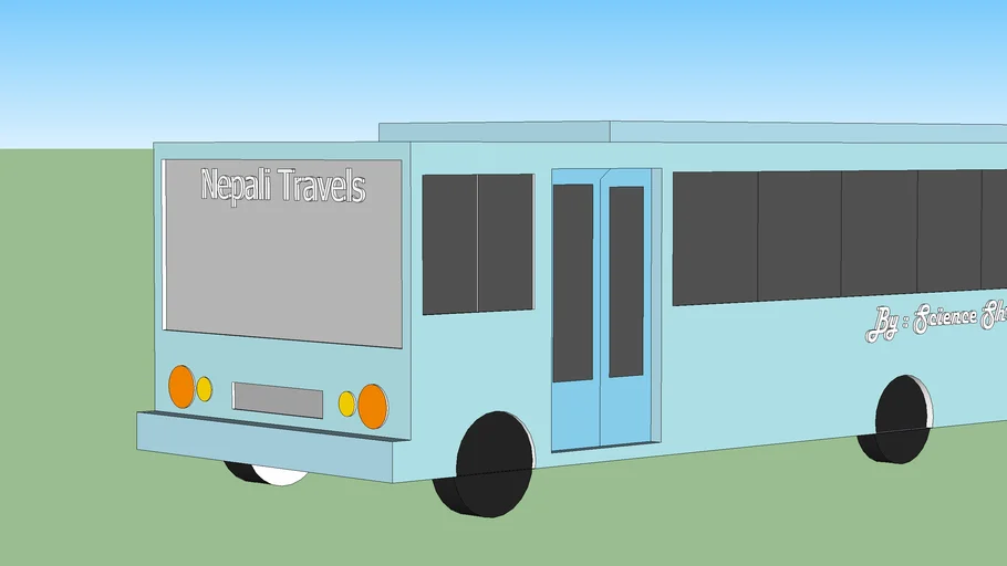 BUS, NEPALI TRAVELS | 3D Warehouse