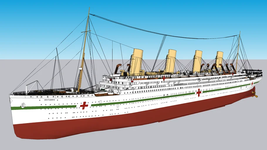 HMHS Britannic 1916 | 3D Warehouse